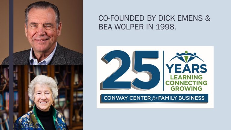 The first 10 years - Conway Center for Family Business