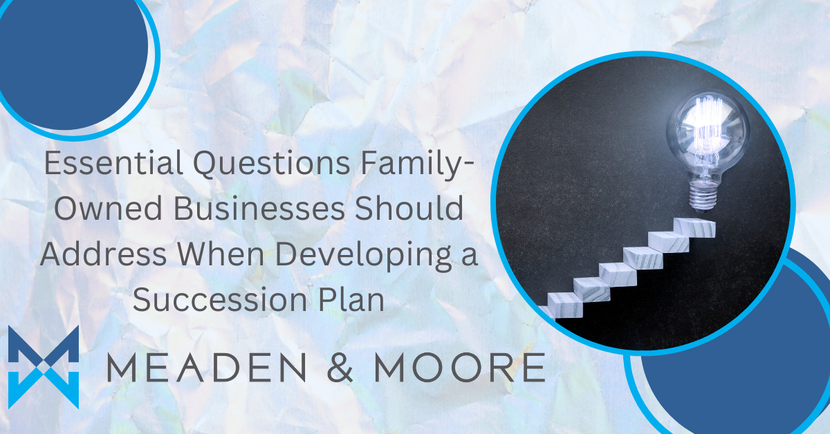Essential Questions Family-Owned Businesses Should Address When Developing a Succession Plan ...